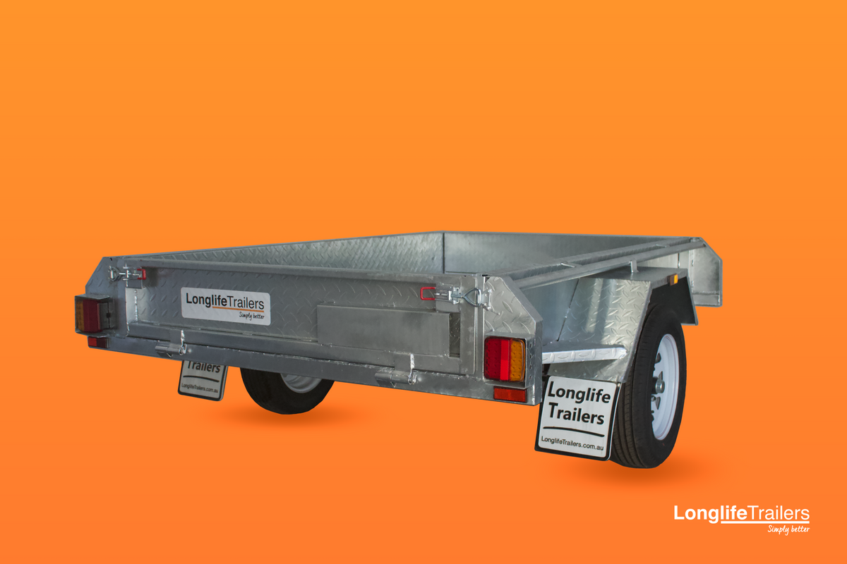 7x4 Single Axle Box Trailer – Longlife Trailers