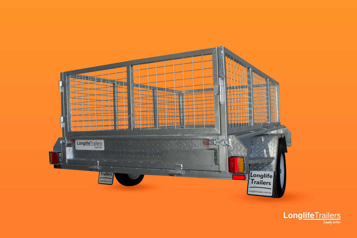 8X5 Tandem Axle Cage Trailer – Longlife Trailers